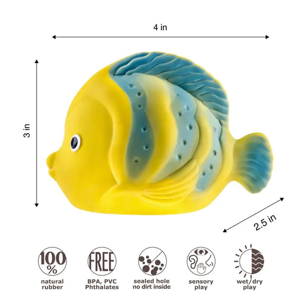 Hole Free Butterfly Fish Bath Toy – Charlotte West Baby