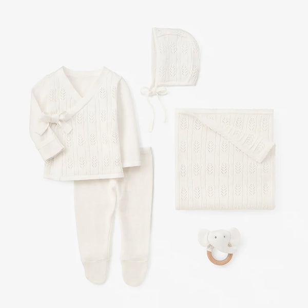 White Layette Set – Charlotte West Baby